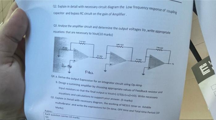 Solved Q2. Explain in detail with necessary circuit diagram | Chegg.com