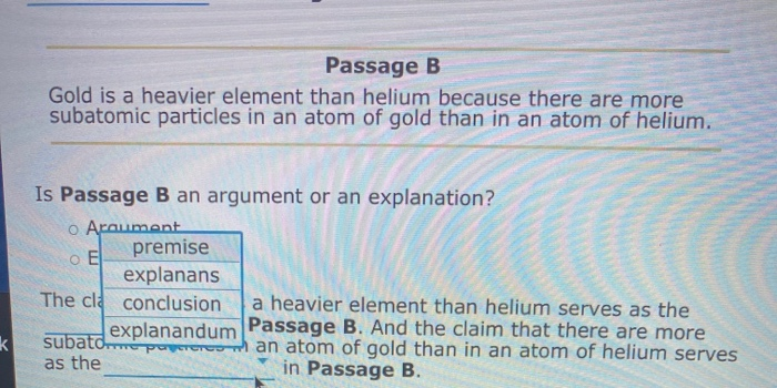 Solved Determine whether each passage is an argument or an | Chegg.com