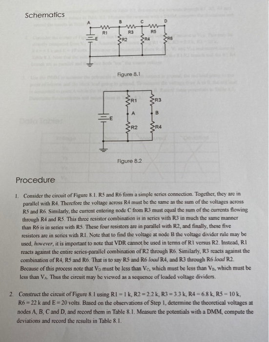 Solved ELEC 200 LAB-8 Ladders and Bridges Objective The | Chegg.com
