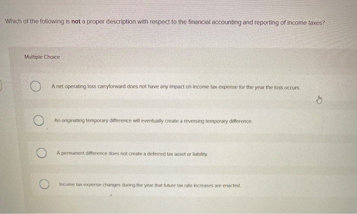 Solved Which of the following is not a proper description | Chegg.com