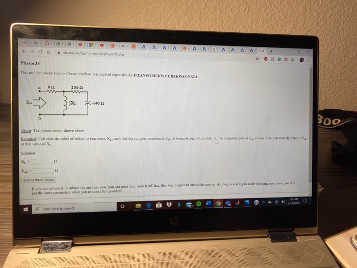 Solved Phasor14 This problem about Phasor Circuit Analysis | Chegg.com