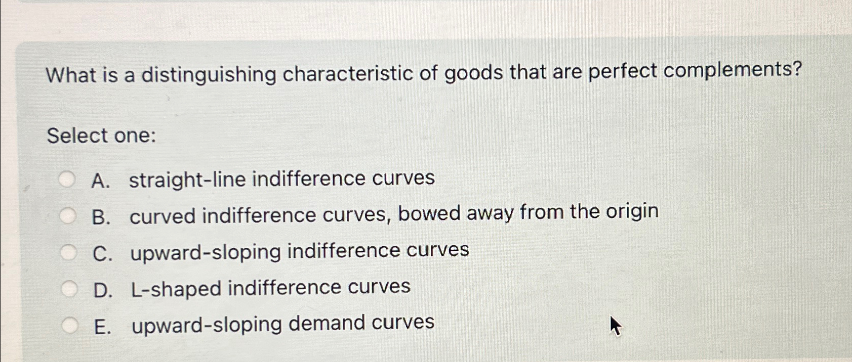 Solved What is a distinguishing characteristic of goods that | Chegg.com