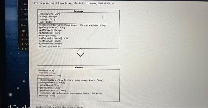 Solved For the purposes of these tasks, refer to the | Chegg.com