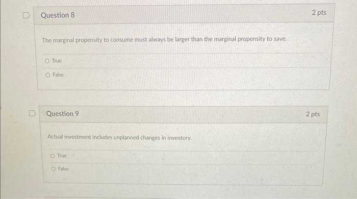 Solved If the marginal propensity to consume is 0.8, the | Chegg.com