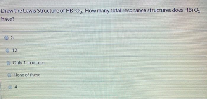 Hbro3 Lewis Structure