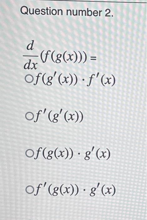 Solved Question number 2. | Chegg.com