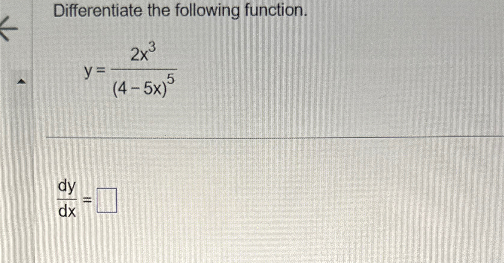 Solved Differentiate the following | Chegg.com