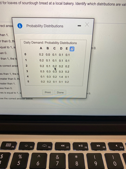 Solved E Question Help The attached table provides five | Chegg.com
