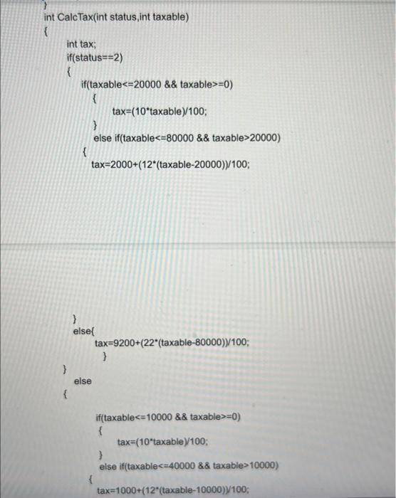 Solved 20.9 LAB*: Program: Income tax form - functions | Chegg.com