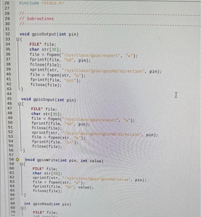 Solved 9. Write a program, led_pushbutton.c, compiled with | Chegg.com