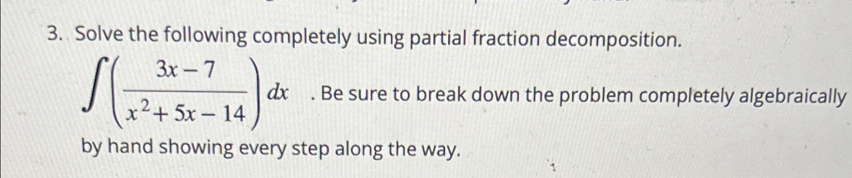 Solved need help asap!!!! Solve the following completely | Chegg.com
