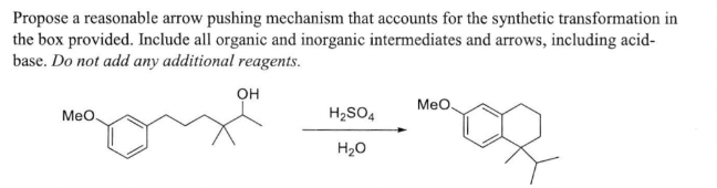 Solved Propose a reasonable arrow pushing mechanism that | Chegg.com
