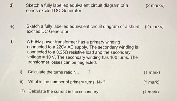 Solved 4 a) The maximum working flux density of a lifting | Chegg.com