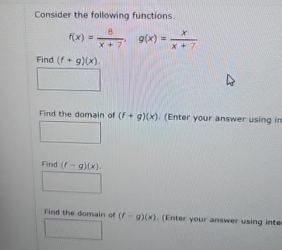 Solved Consider the following | Chegg.com