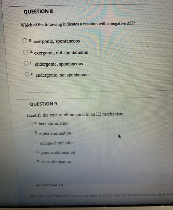 Solved QUESTION 8 Which of the following indicates a | Chegg.com