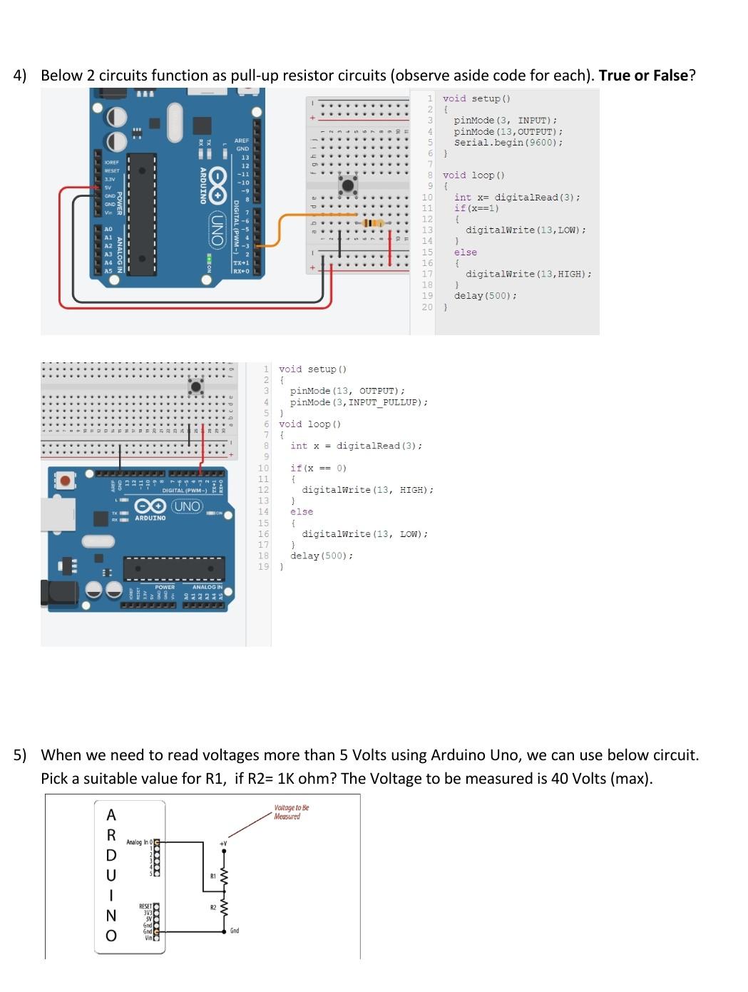Solved 1) Name 2 methods for debouncing? 2) What is the main | Chegg.com