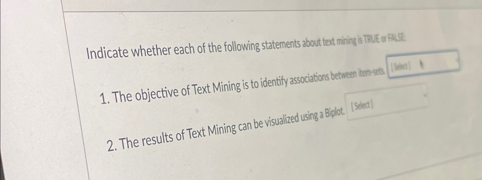 Solved Indicate whether each of the following statements | Chegg.com