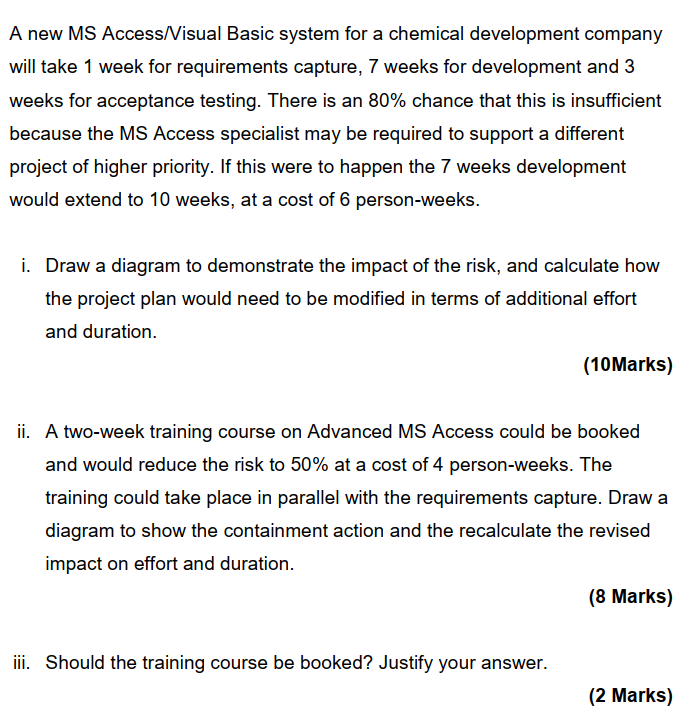 Solved A new MS Access/Visual Basic system for a chemical | Chegg.com