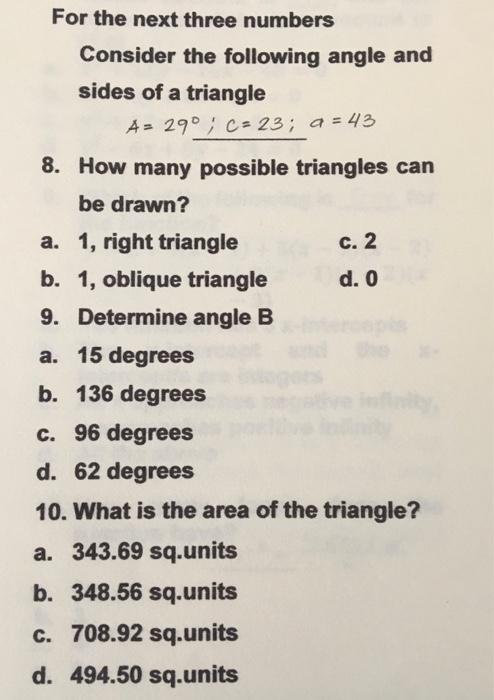 Solved Solve these problems (Complete Solution) and choose | Chegg.com