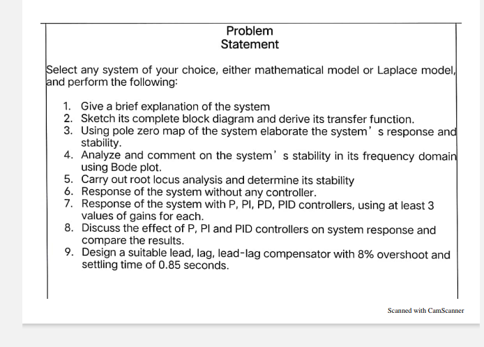 Solved keep in mind our system is given below.. perform all | Chegg.com