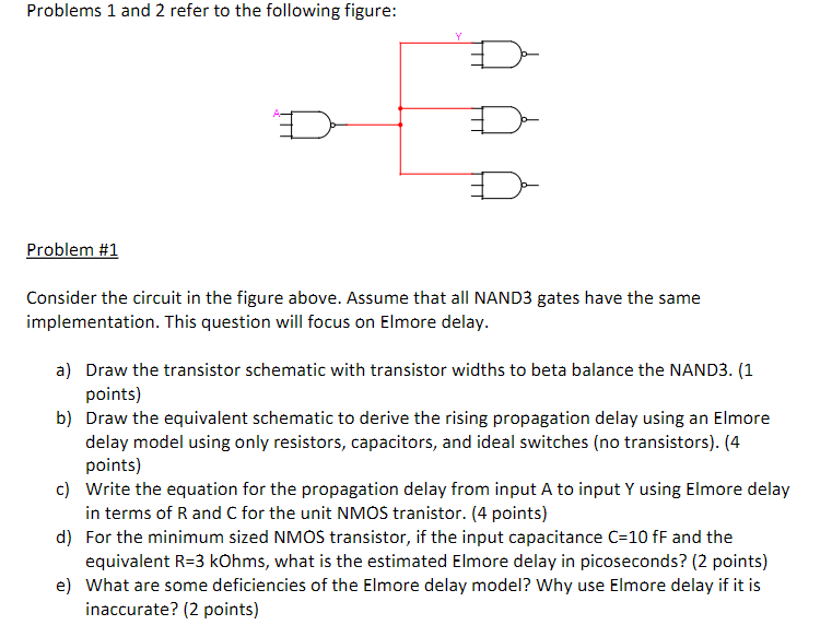 Solved Problem #1Consider the circuit in the figure above. | Chegg.com