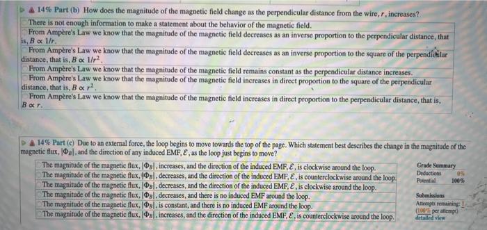 Solved (9\%) Problem 11: A flat rectangular wire loop is | Chegg.com