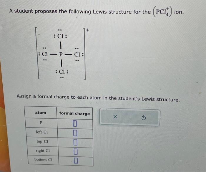 Solved A student proposes the following Lewis structure for | Chegg.com