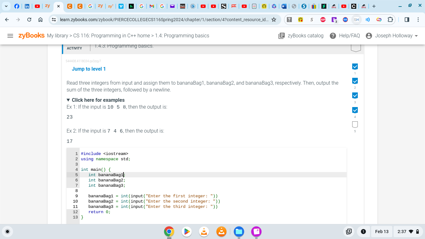 Solved I'm having trouble with this question and I'm not | Chegg.com