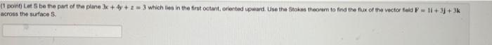 Solved scross the surtace \\( \\mathrm{s} \\). | Chegg.com