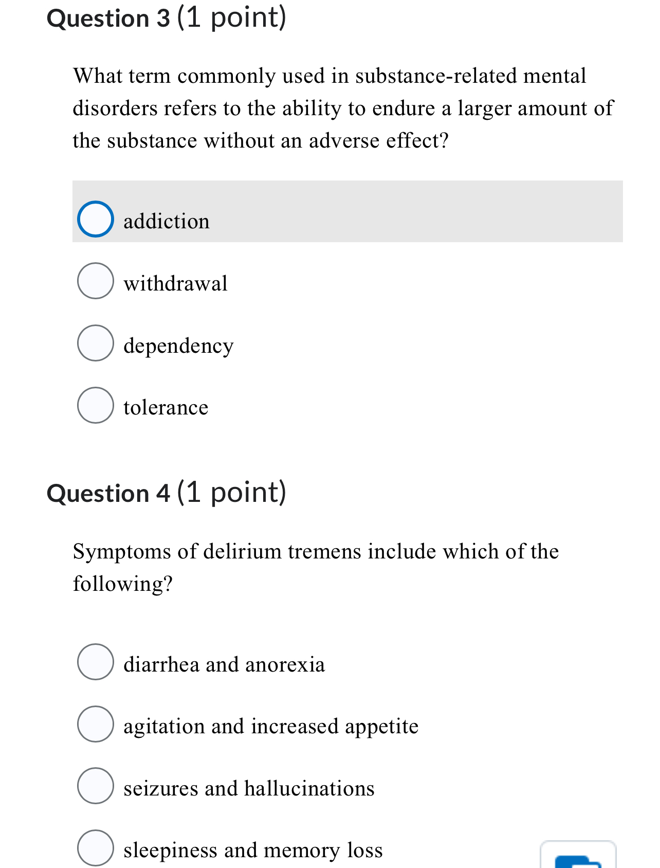 Solved Question 3 (1 ﻿point)What term commonly used in | Chegg.com