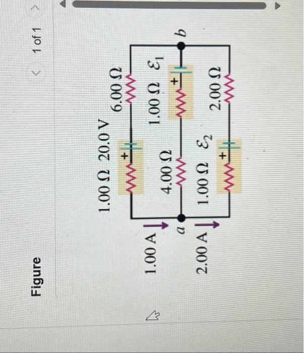 Solved Figure 1 of 1Find the emf E1 in the circuit of | Chegg.com