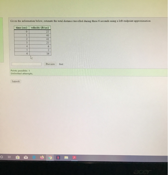 Solved Given the information below, estimate the total | Chegg.com