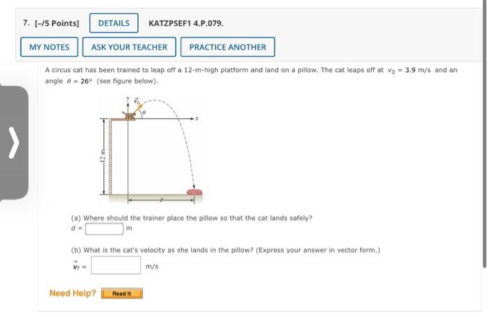 Solved 7. [-15 Points) DETAILS KATZPSEF1 4.P.079. MY NOTES | Chegg.com Solved 7. [-15 Points) DETAILS KATZPSEF1 4.P.079. MY NOTES | Chegg.com