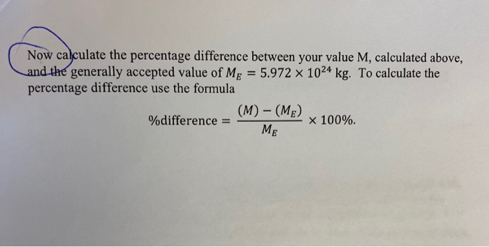 Solved Estimate the mass of the Earth We will use the value | Chegg.com