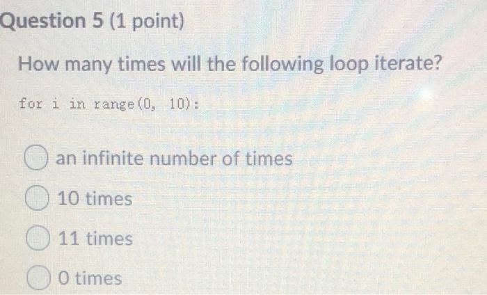 Solved Question 3 (1 point) Which of the following can you | Chegg.com