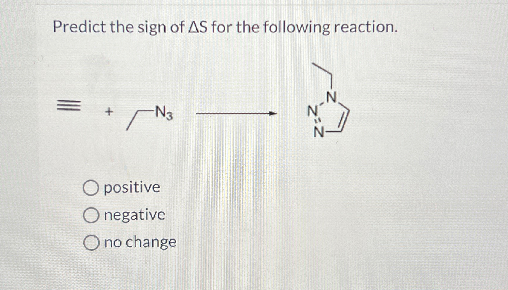 Solved Predict the sign of ΔS ﻿for the following | Chegg.com
