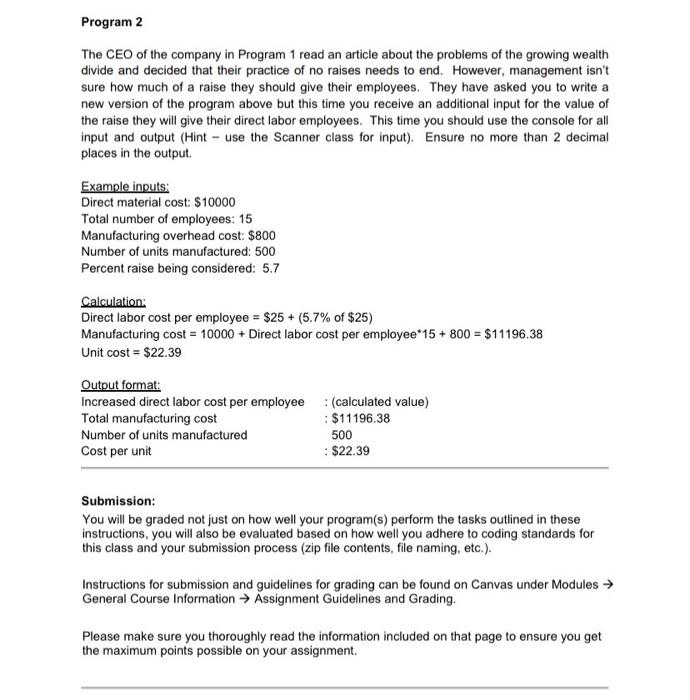 CiS 240 Individual Programming Assignment: PA02 - | Chegg.com