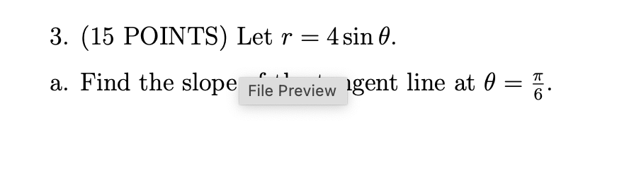 Solved b. ﻿Find the points where the tangent line is | Chegg.com