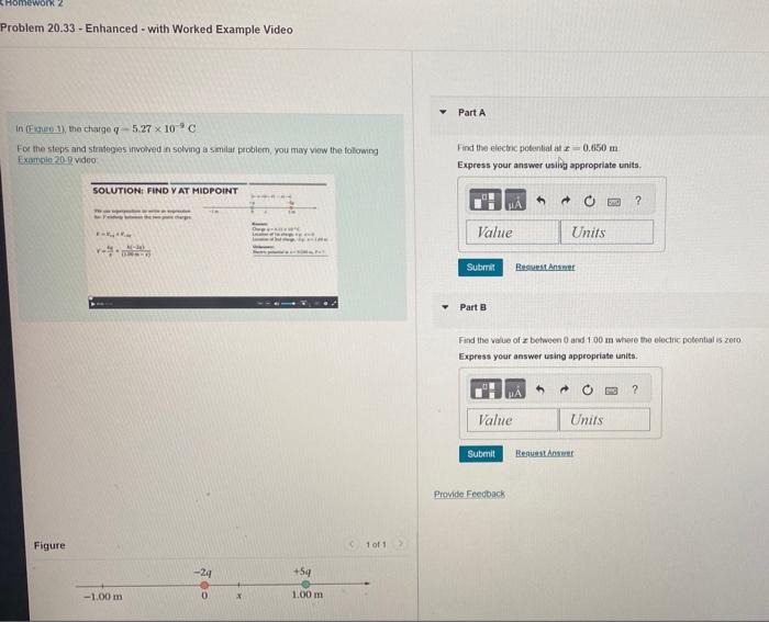 Solved in (Figee. 1), the charge q−5.27×10−9C Foe the steps | Chegg.com