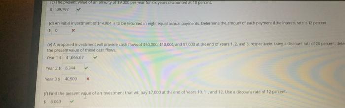Solved Time Value of Money: Basics Using the equations and | Chegg.com