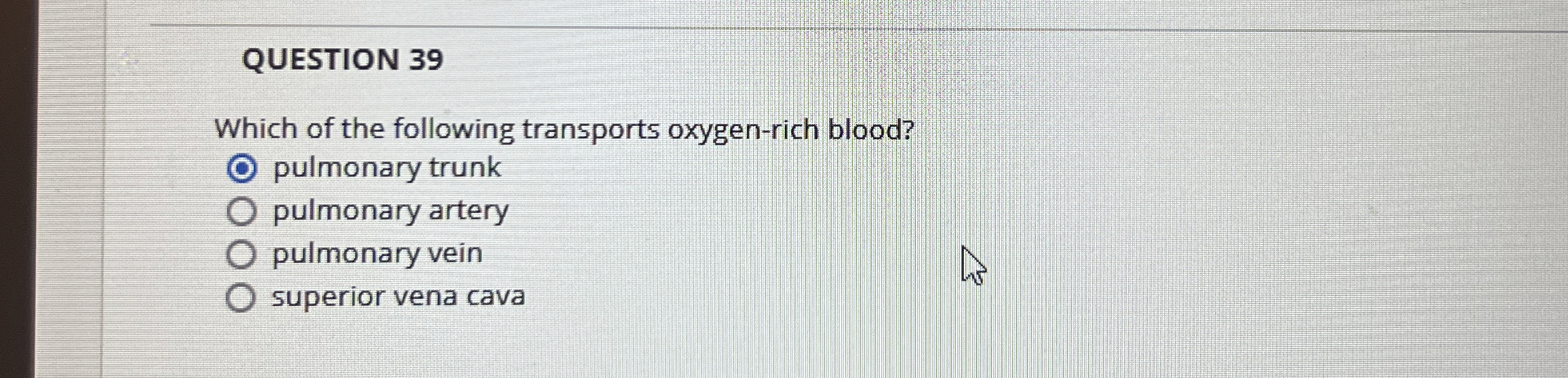 Solved QUESTION 39Which of the following transports | Chegg.com