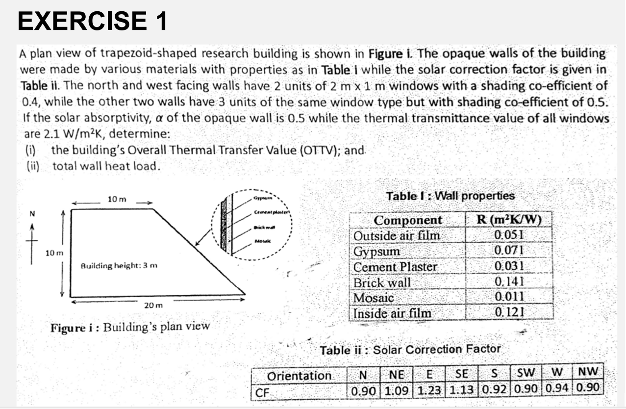 EXERCISE 1A plan view of trapezoid-shaped research | Chegg.com