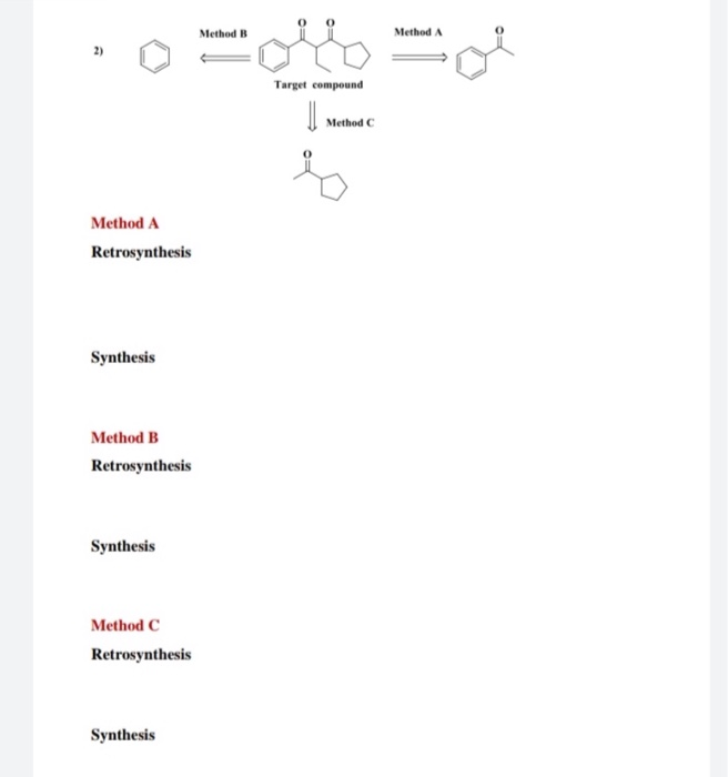 Solved Retrosynthesis Practice Problems Q) Provide a | Chegg.com