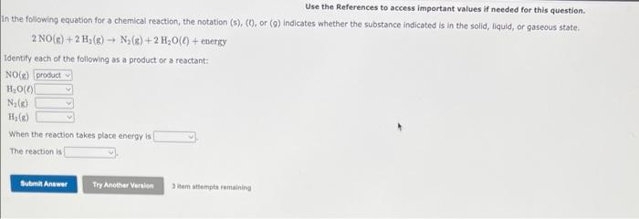 [Solved]: Use the References to access important values if