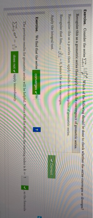 Solved (Select all that apply) Now, let 8n = . The sequence | Chegg.com