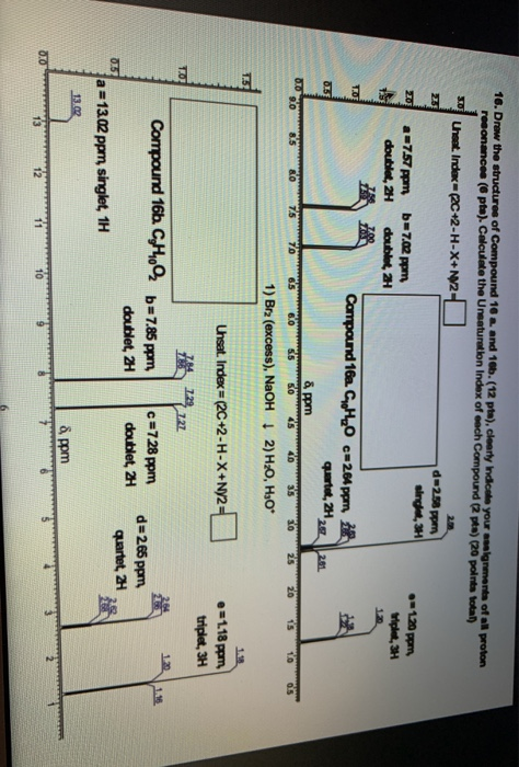 Solved 16.Draw the structures of Compound 16 and 18.(12 | Chegg.com
