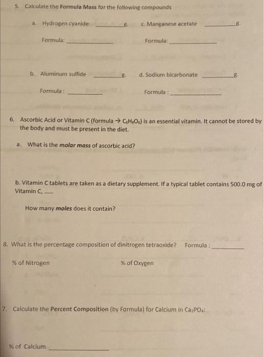 Solved Write Lewis Dot Diagrams (with the correct shape) for | Chegg.com
