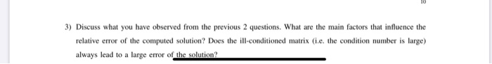 Solved Given a matrix A € R***.consider the roundoff error | Chegg.com