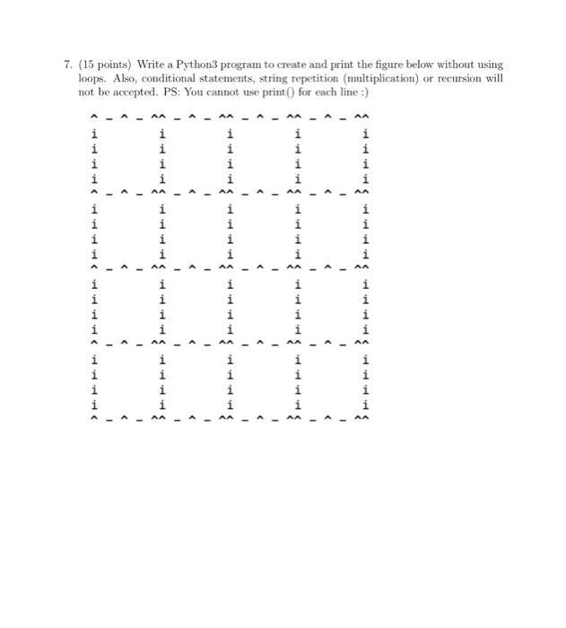 Solved 7 15 Points Write A Python3 Program To Create And 