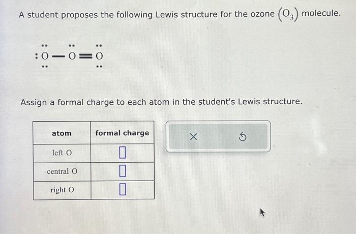 Solved A student proposes the following Lewis structure for | Chegg.com
